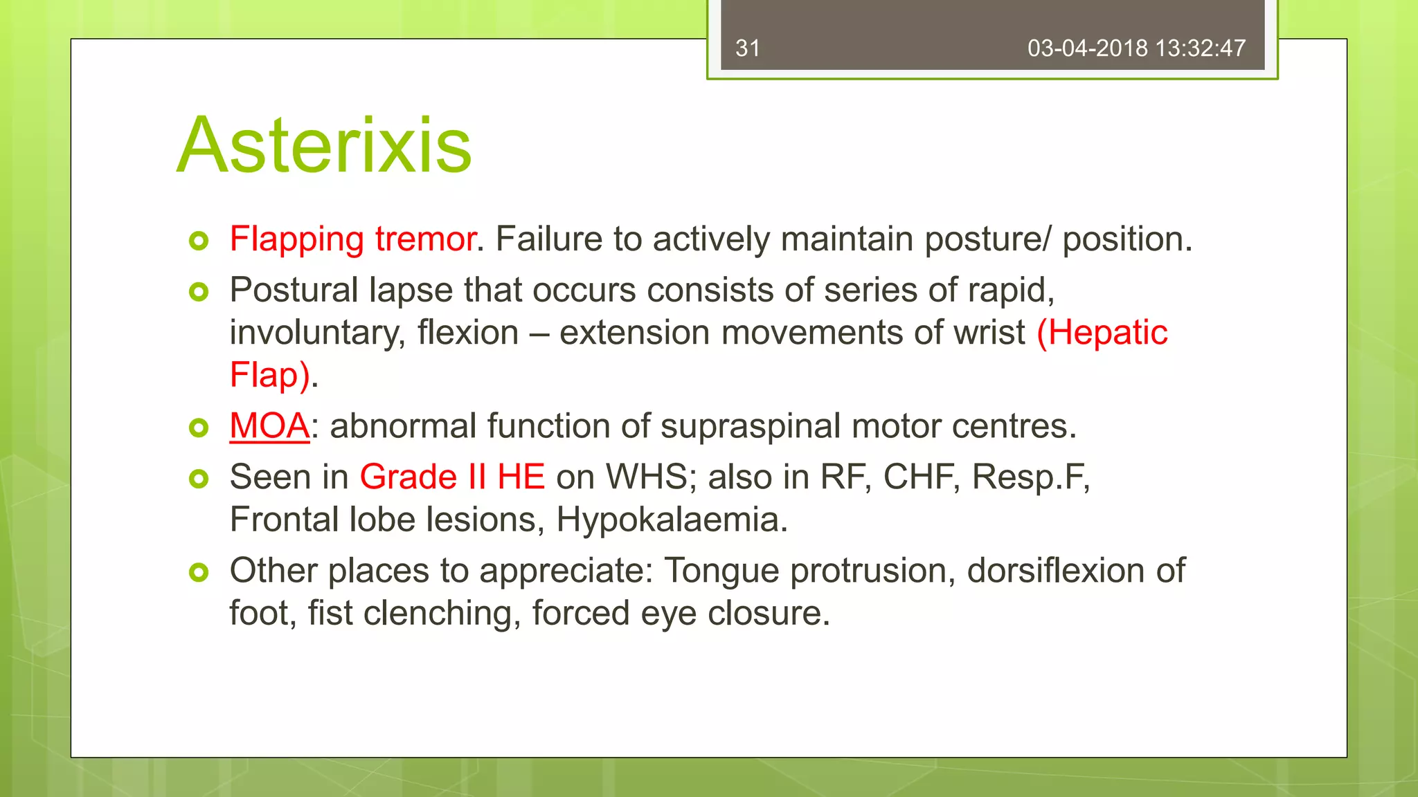 Hepatic encephalopathy by Dr.V.B.Kasyapa.J | PPTX