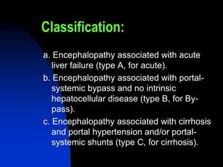 Hepatic Encephalopathy.ppt | Brain and Nervous System Disorders ...