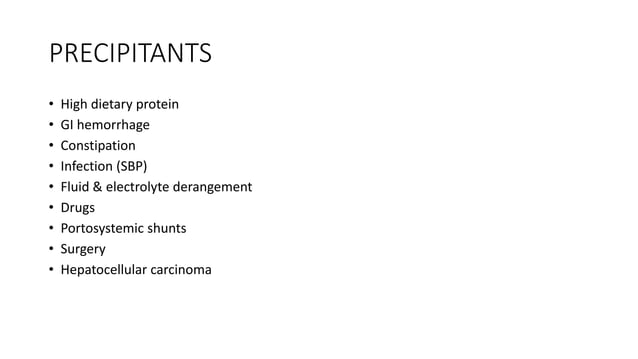 HEPATIC ENCEPHALOPATHY | PPT