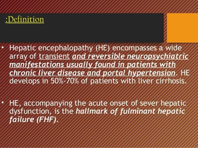 Hepatic encephalopathy – DR. TRYNAADH