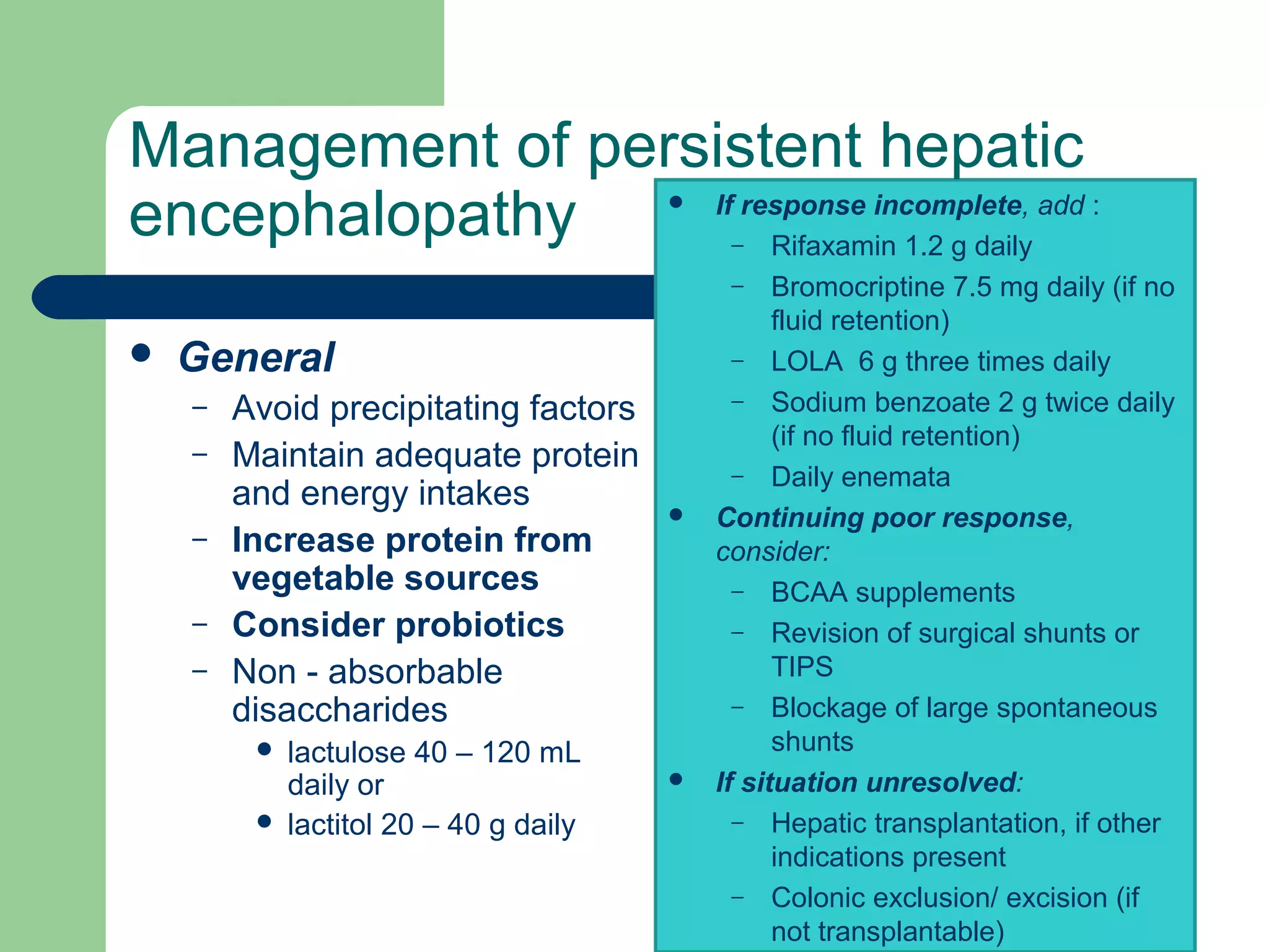 Hepatic encephalopathy final | PPT