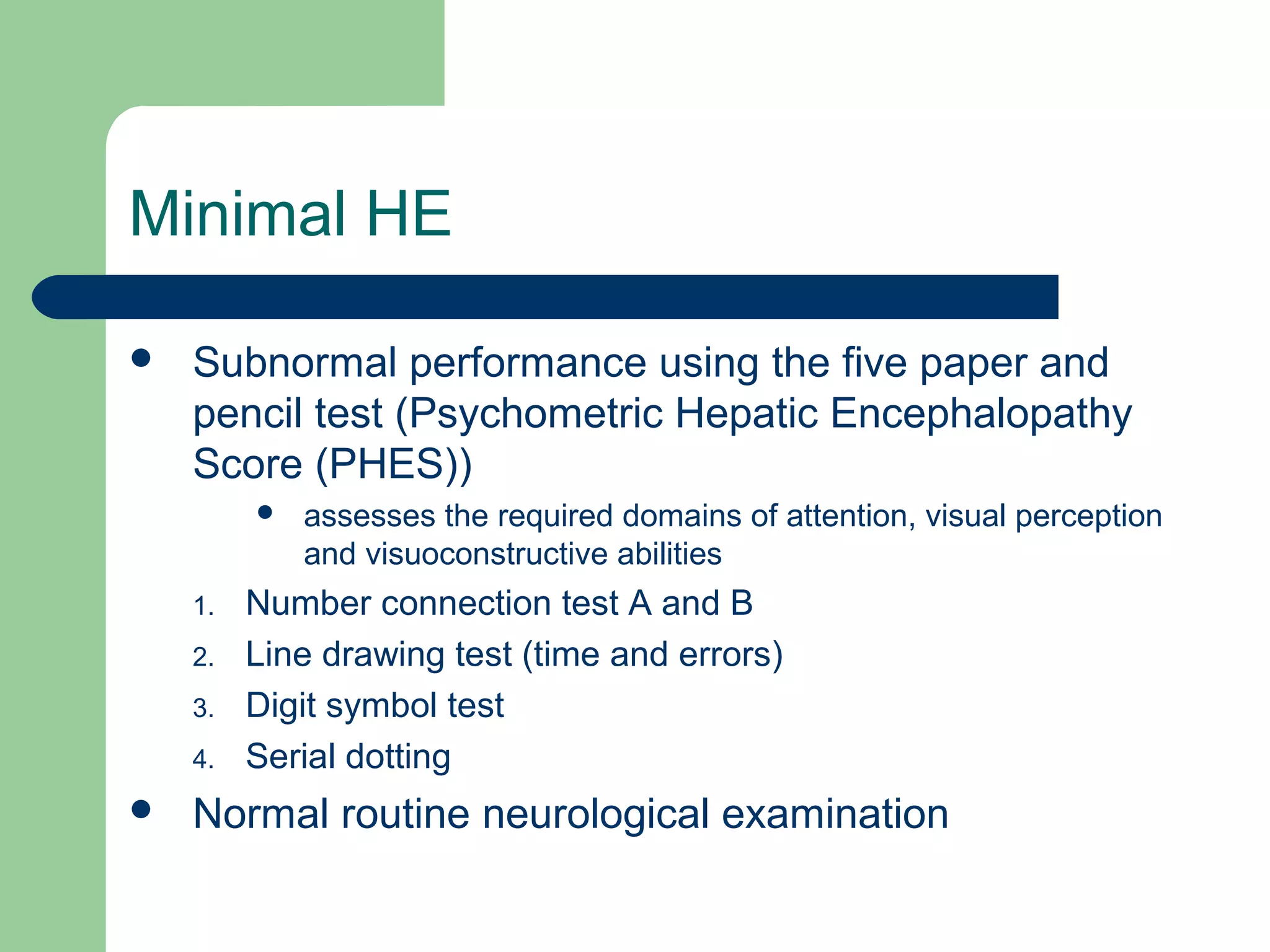 Hepatic encephalopathy final | PPT