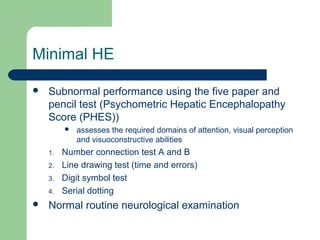 Hepatic encephalopathy final | PPT