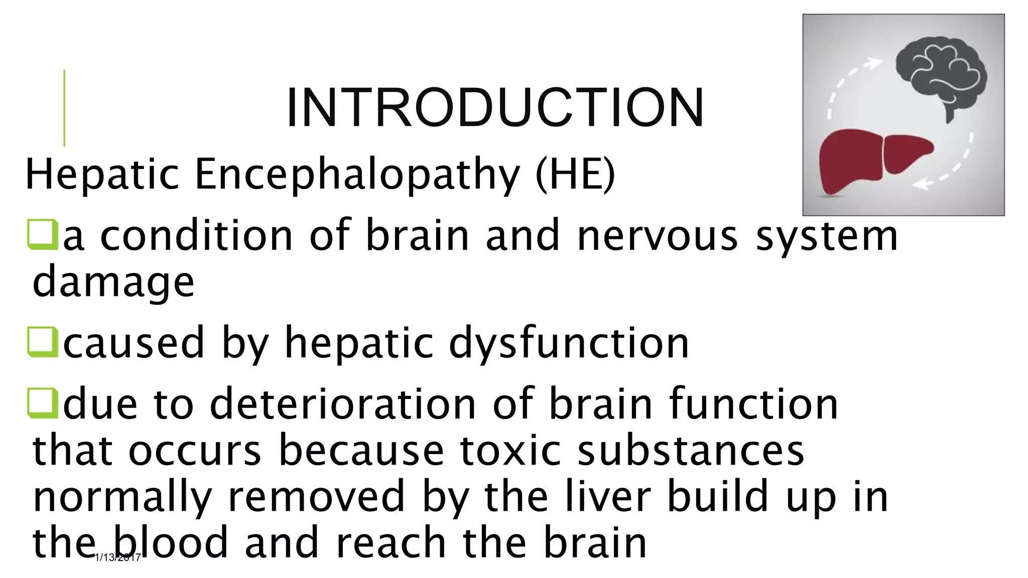 Hepatic encephalopathy symposium presentation | PPTX