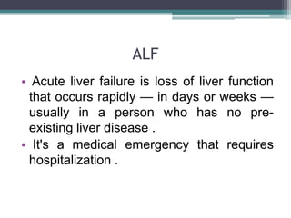 Hepatic failure | PPTX