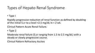 Hepatic Failure & Hepato Renal Syndrome.pptx