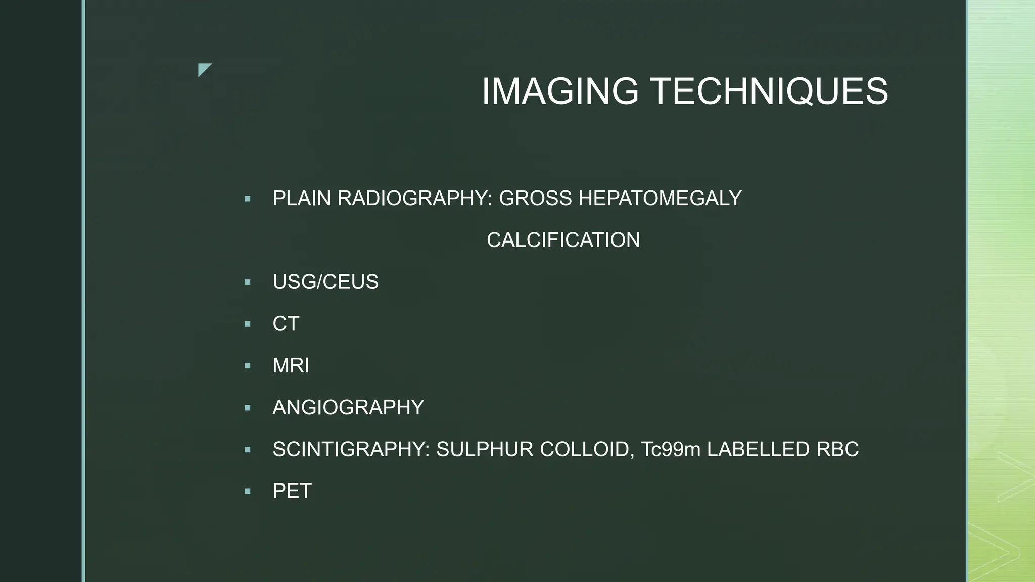 USG,CT AND MR IMAGING OF HEPATIC MASS LESIONS. | PPT