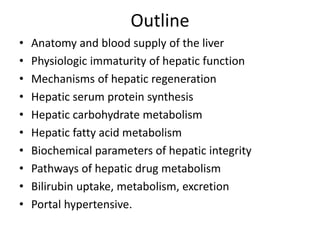Hepatic_Physiology And Hepatic -liver Anatomy | PPT | Endocrine and ...