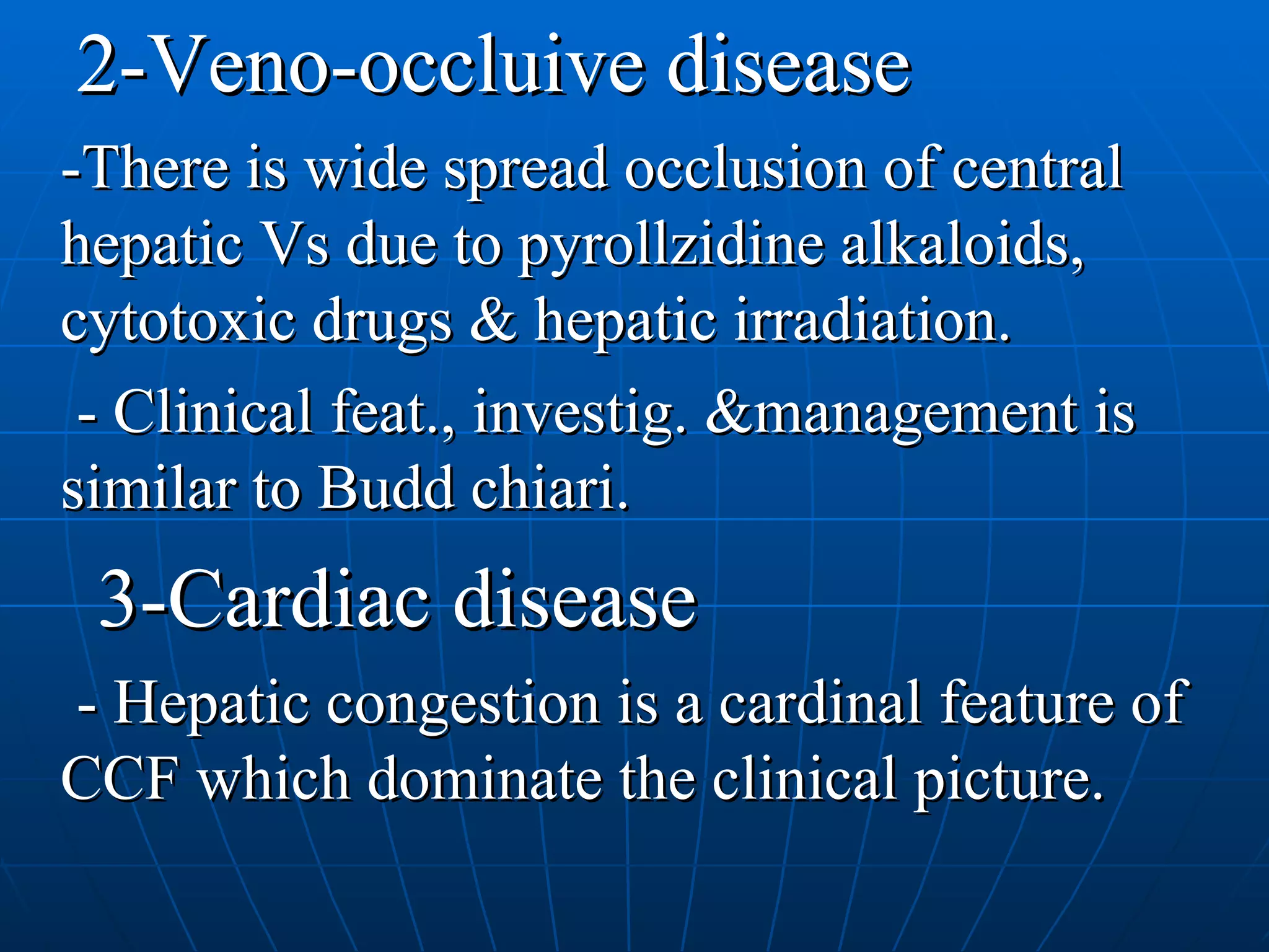 Hepatic Venous Obstruction | PPT