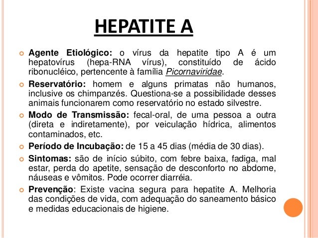 Hepatites a, b e c