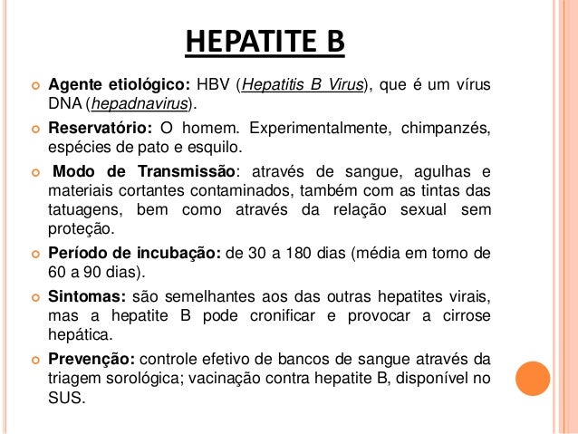 Hepatites a, b e c