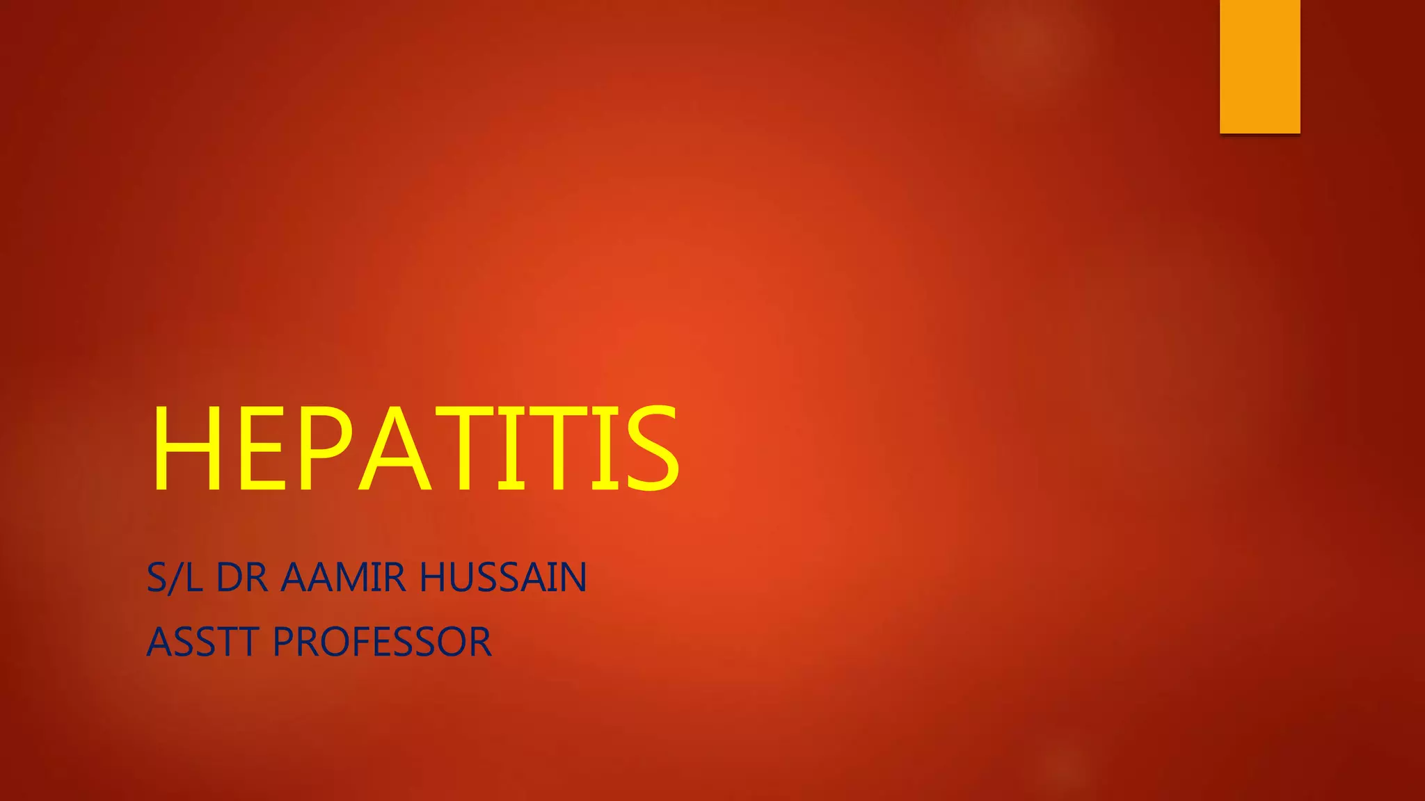 HEPATITIS | PPT