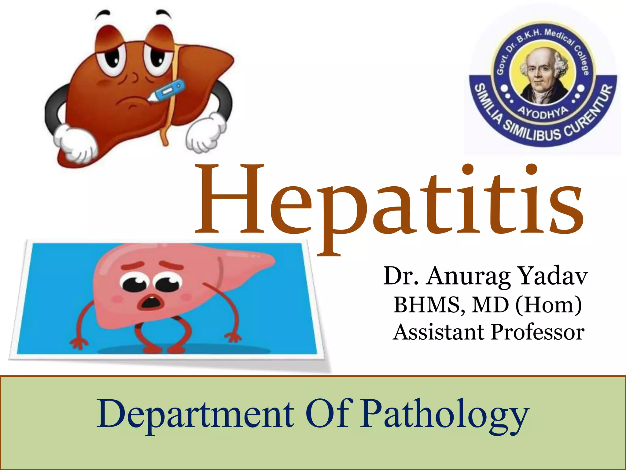 Hepatitis Pathology | PPTX