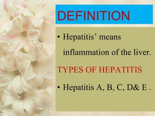 Hepatitis | PPT
