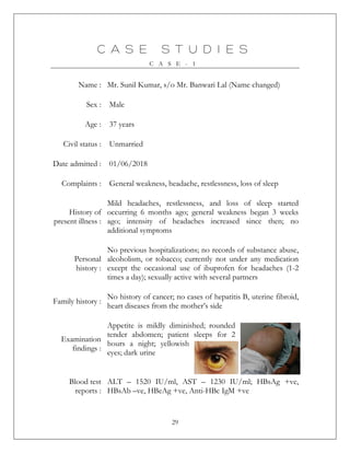 Hepatitis-B: A Case Study | PDF