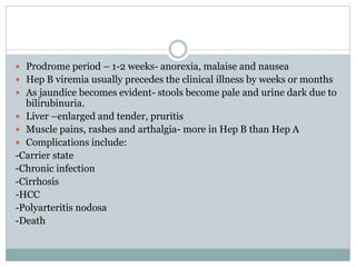 Viral Hepatitis disease pathogenesis hbsag | PPTX