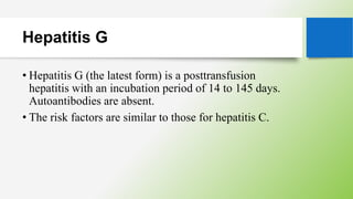 Hepatitis disease. Hepatitis types and treatment | PPTX