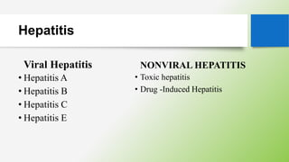 Hepatitis disease. Hepatitis types and treatment | PPTX