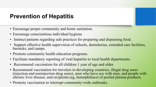 Hepatitis disease. Hepatitis types and treatment | PPTX