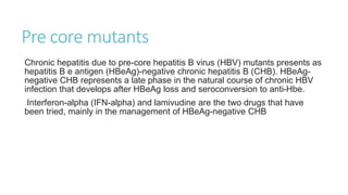 Hepatitis -B implications , investigations and management | PPT
