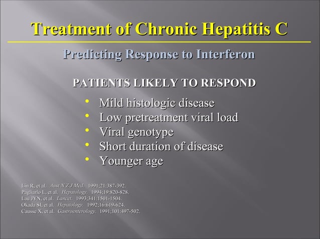 Hepatitis and interferons | PPT