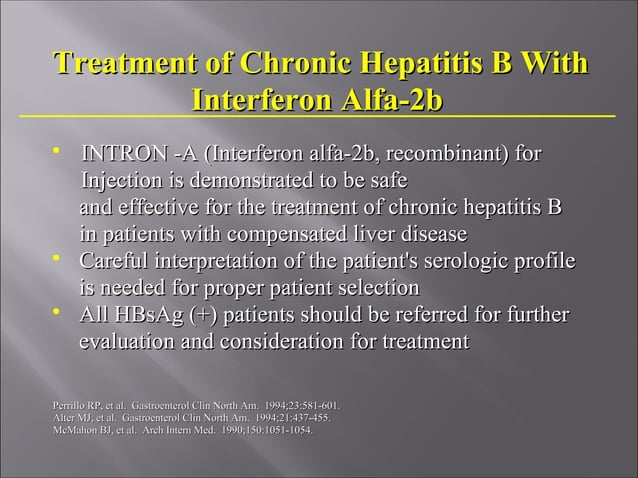 Hepatitis and interferons | PPT