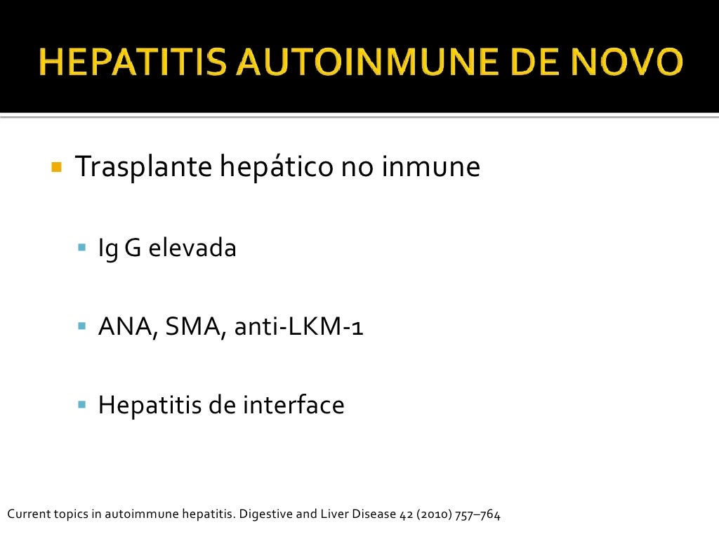 Hepatitis autoinmune
