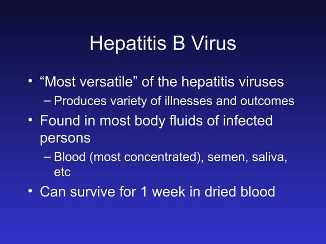 Everything you need to know about Hepatitis B | PPT