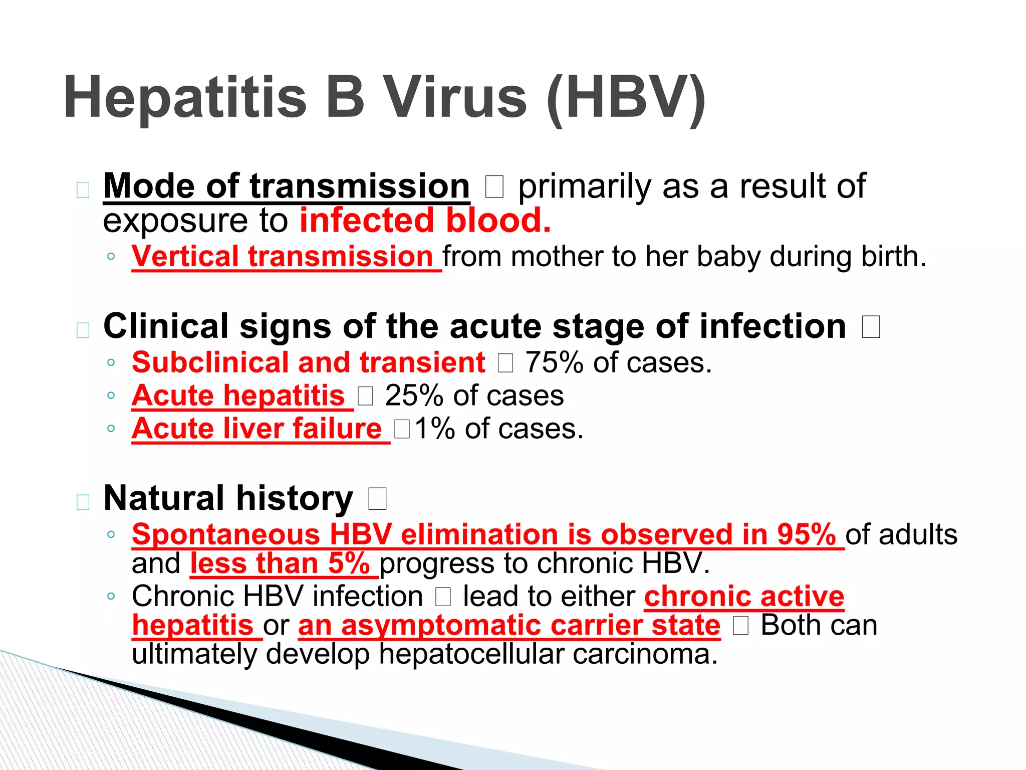 Pharmacology of HCV and HBV infections. | PPT