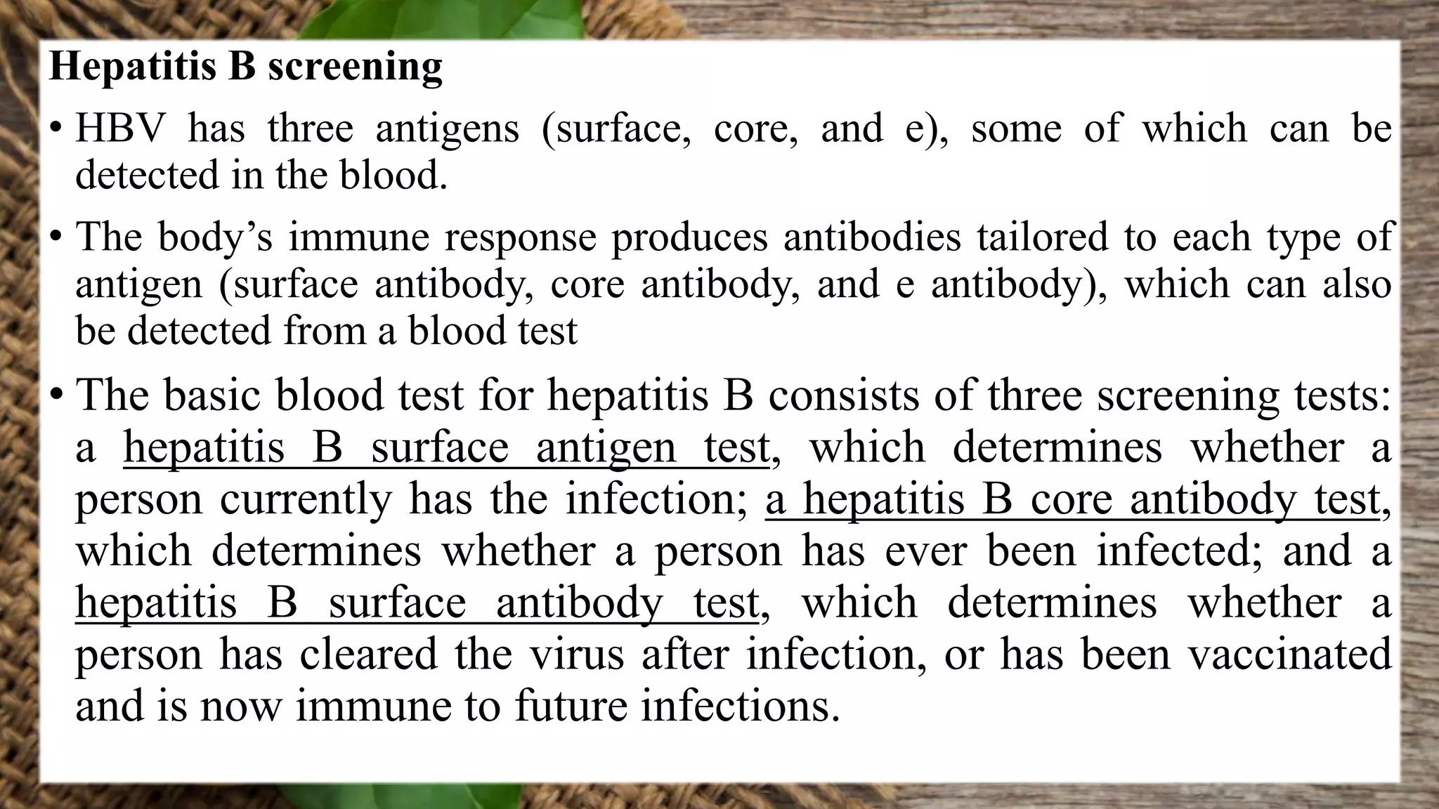 HEPATITIS B AND C PRESENTATION | PPTX