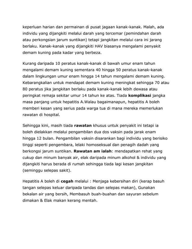 Hepatitis b punca kanser hati | PDF