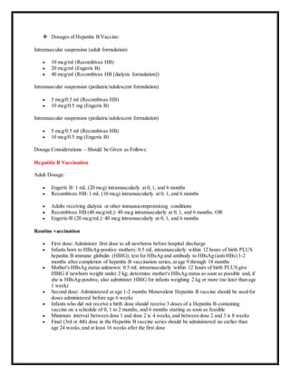 Hepatitis b vaccination | DOCX | Infectious Diseases | Diseases and ...
