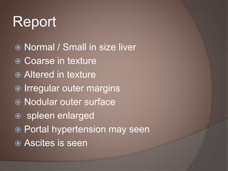 Acute Chronic Hepatitis Sonology Urdu | PPTX