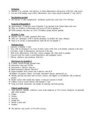 Hepatitis c | DOCX