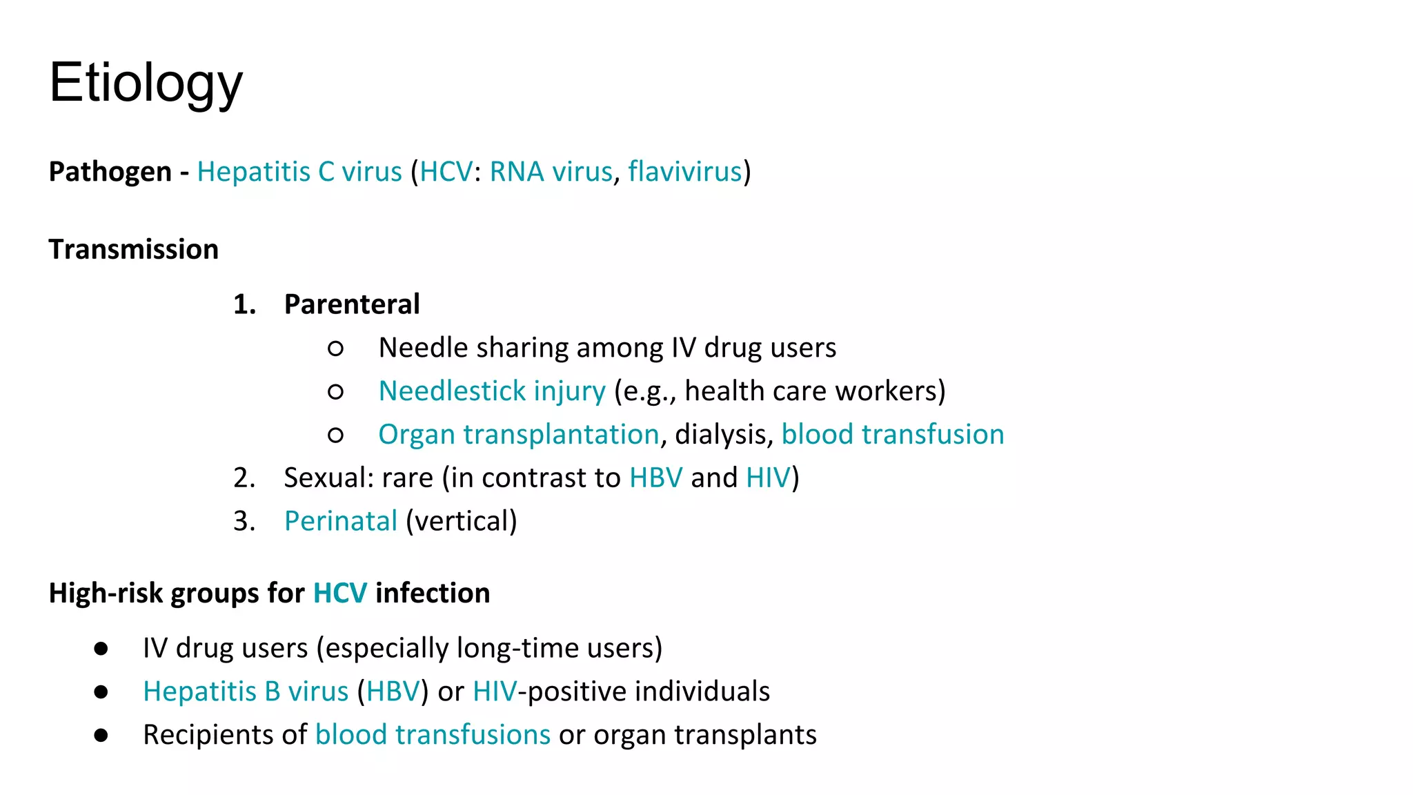 Hepatitis C virus | PPTX