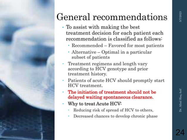 Hepatitis C.Diagnosis and Management. AASLD Guidelines | PPTX ...