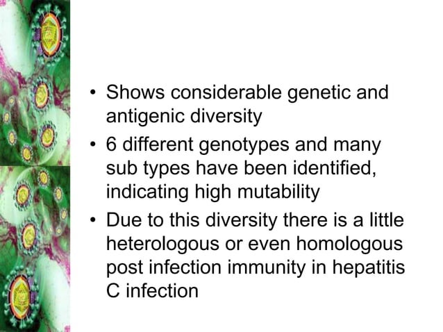 HEPATITIS C.ppt/ hepatitis/ hcv/ viruses | PPT
