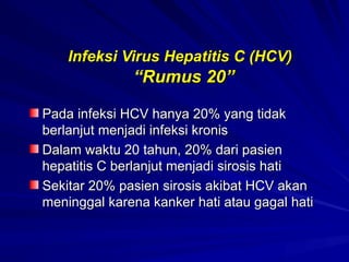 MATERI PPT HEPATITIS C FAKULTAS KESEHATAN | PPT