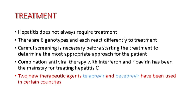 HEPATITIS C PRESENTATION | PPTX