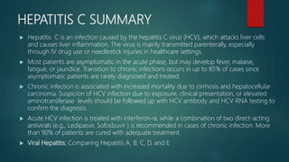 Hepatitis c (hcv) | PPTX