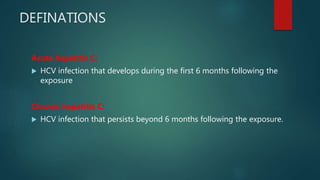 Hepatitis c (hcv) | PPTX