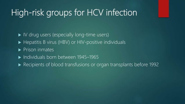 Hepatitis c (hcv) | PPTX