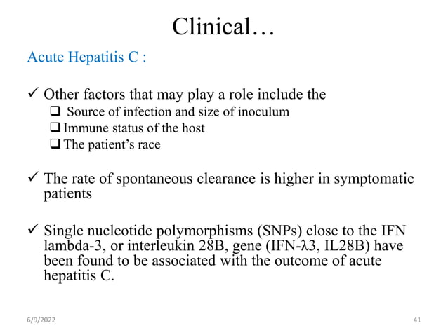 Hepatitis C | PPTX