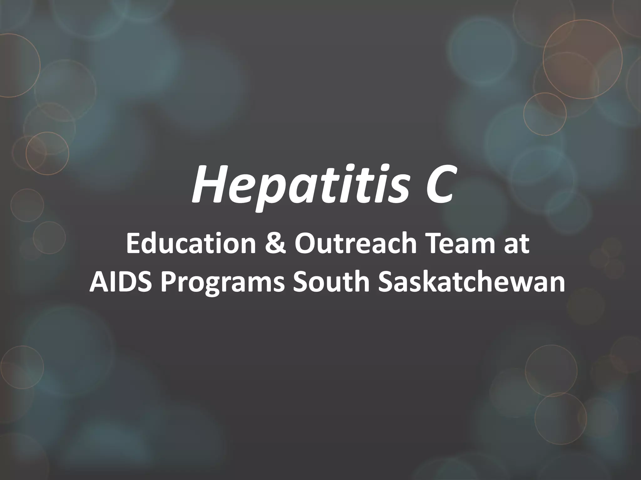 Hepatitis C Presentation 2014 | PPT