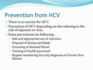 Hepatitis C Virus (HCV) | PPTX | Infectious Diseases | Diseases and ...