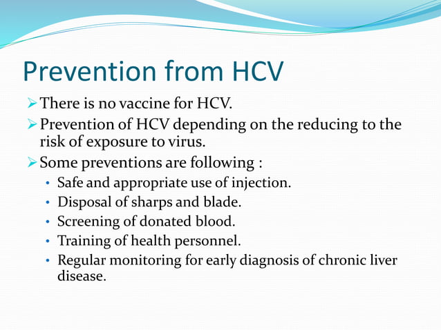 Hepatitis C Virus (HCV) | PPT