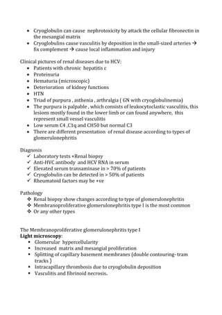 Hepatitis c virus associated with renal disease | PDF
