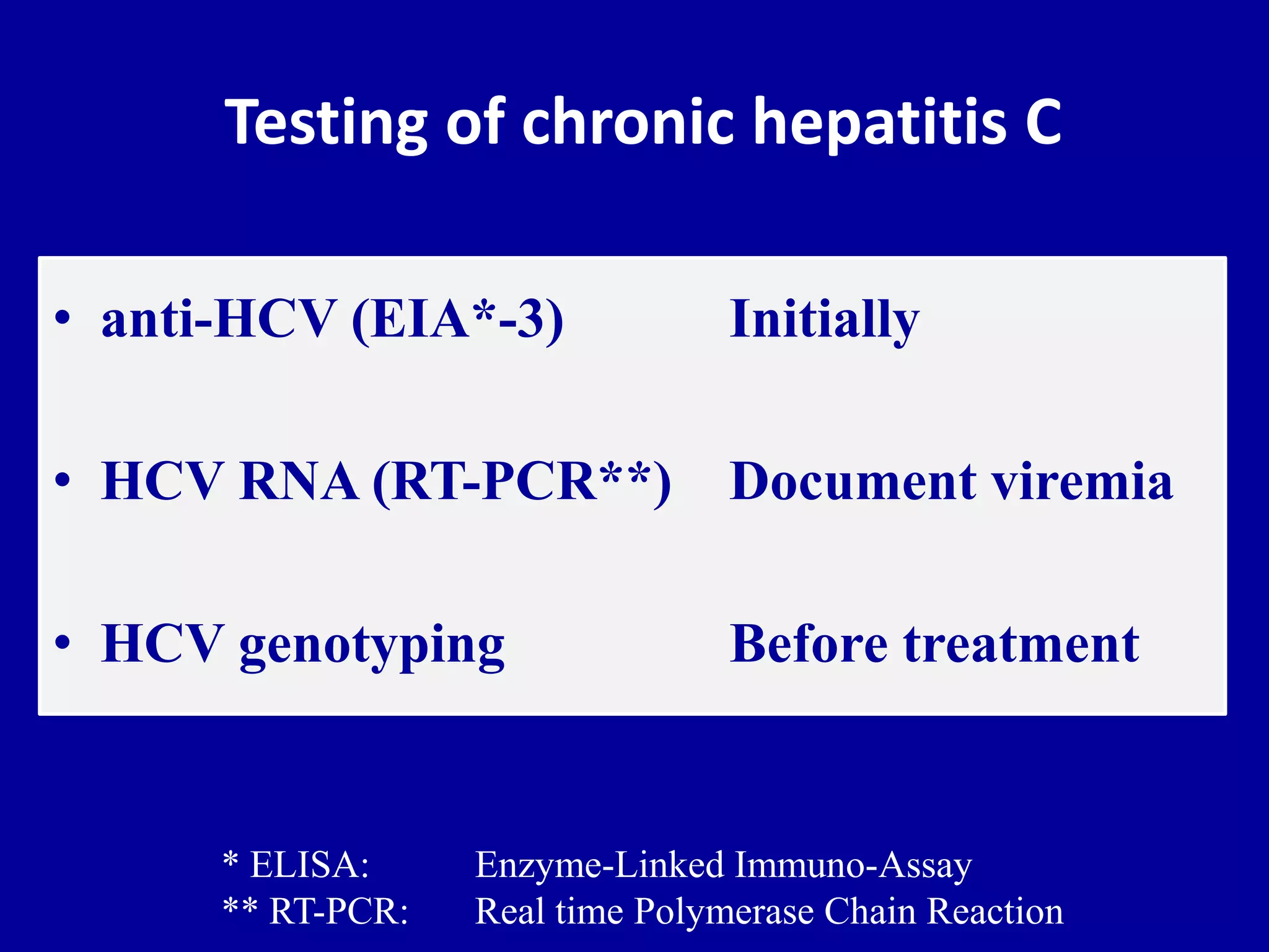 Hepatitis C virus & chronic kidney diseases | PPTX