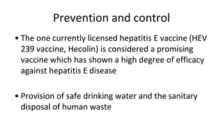 Hepatitis E Virus | PDF