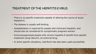 Hepatitis e virus | PDF